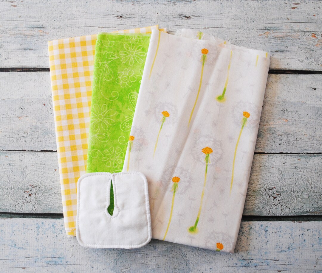 Dandelion -- Set of 6 Trach Pads | Tracheostomy Pad | Trach Dressing ...