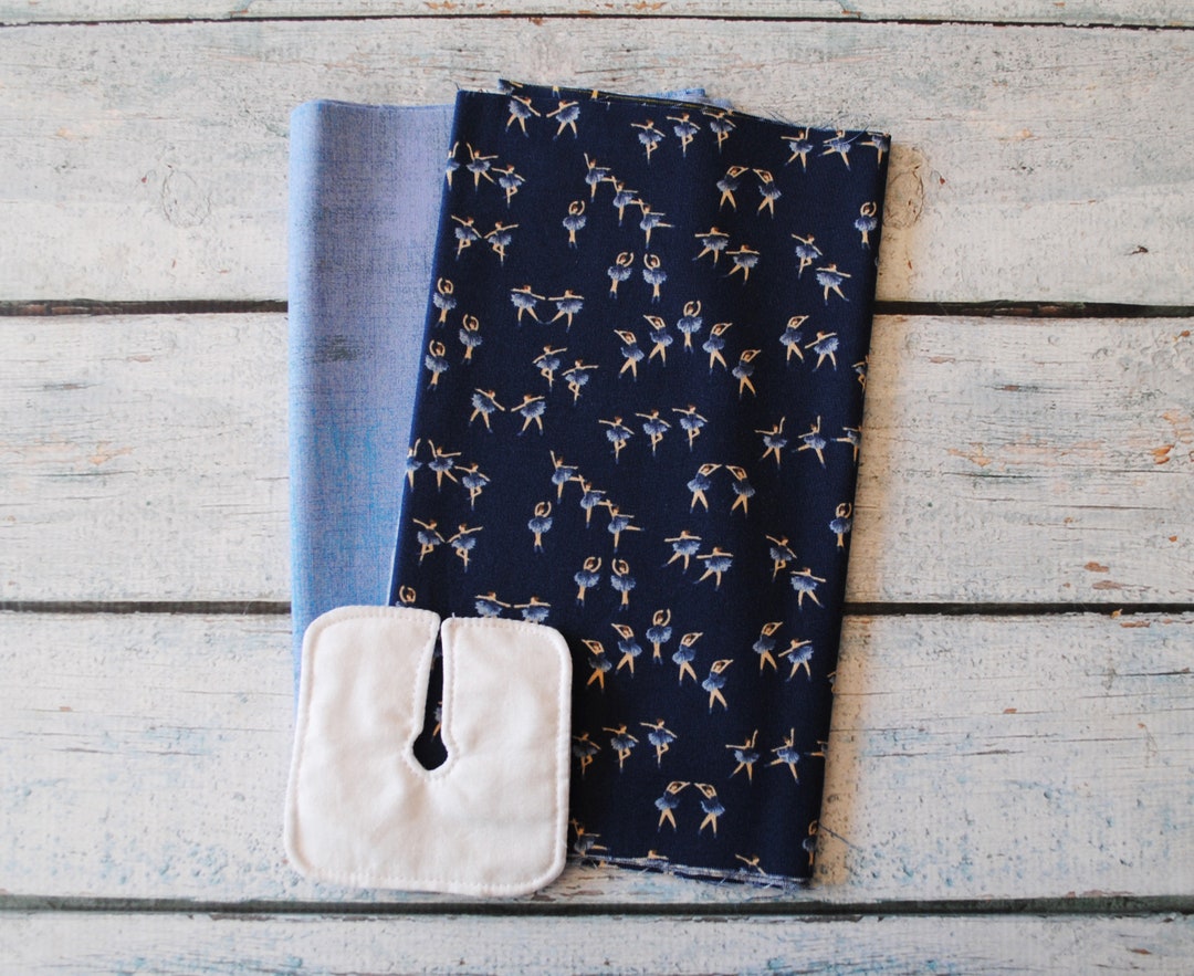 Blue Ballerina -- Set of 4 Trach Pads | Tracheostomy Pad | Trach ...