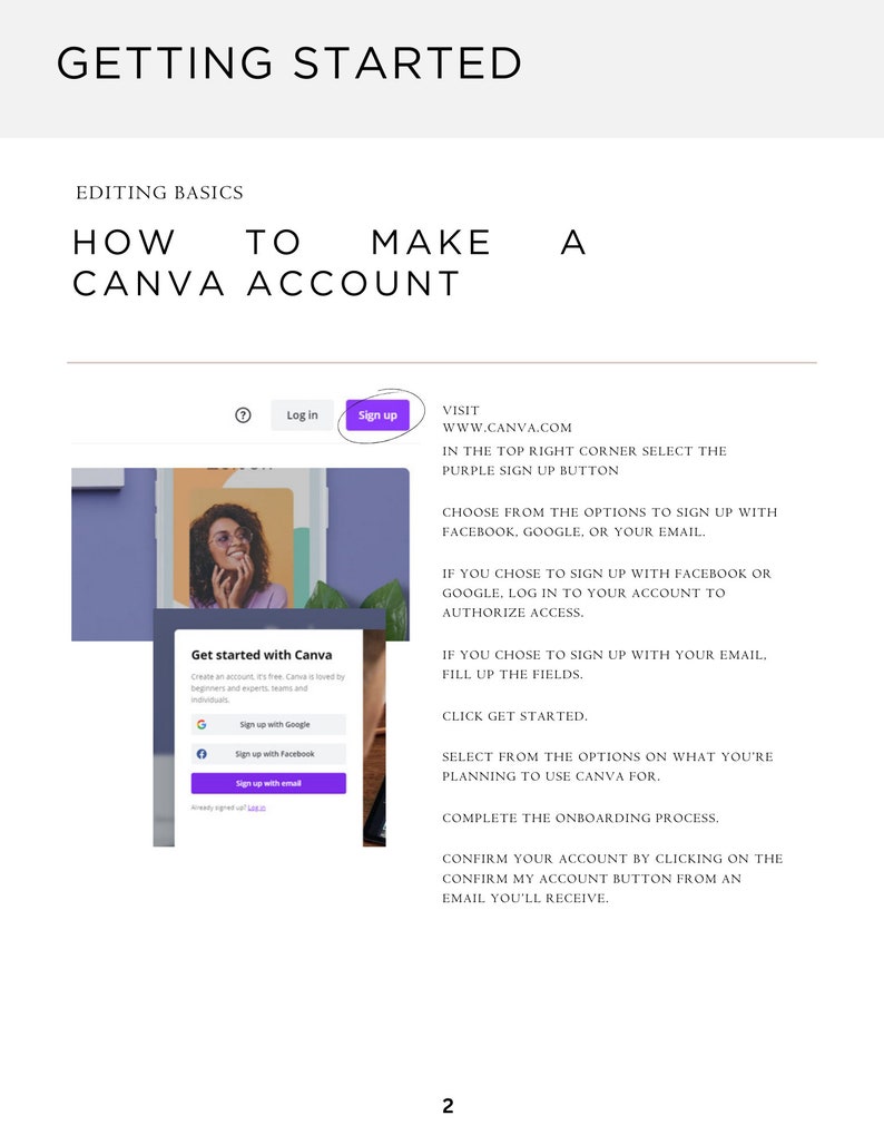 Canva Basics Guide, Design on Canva, Create a Canva Template, Canva Tutorial, How to Use Canva ...