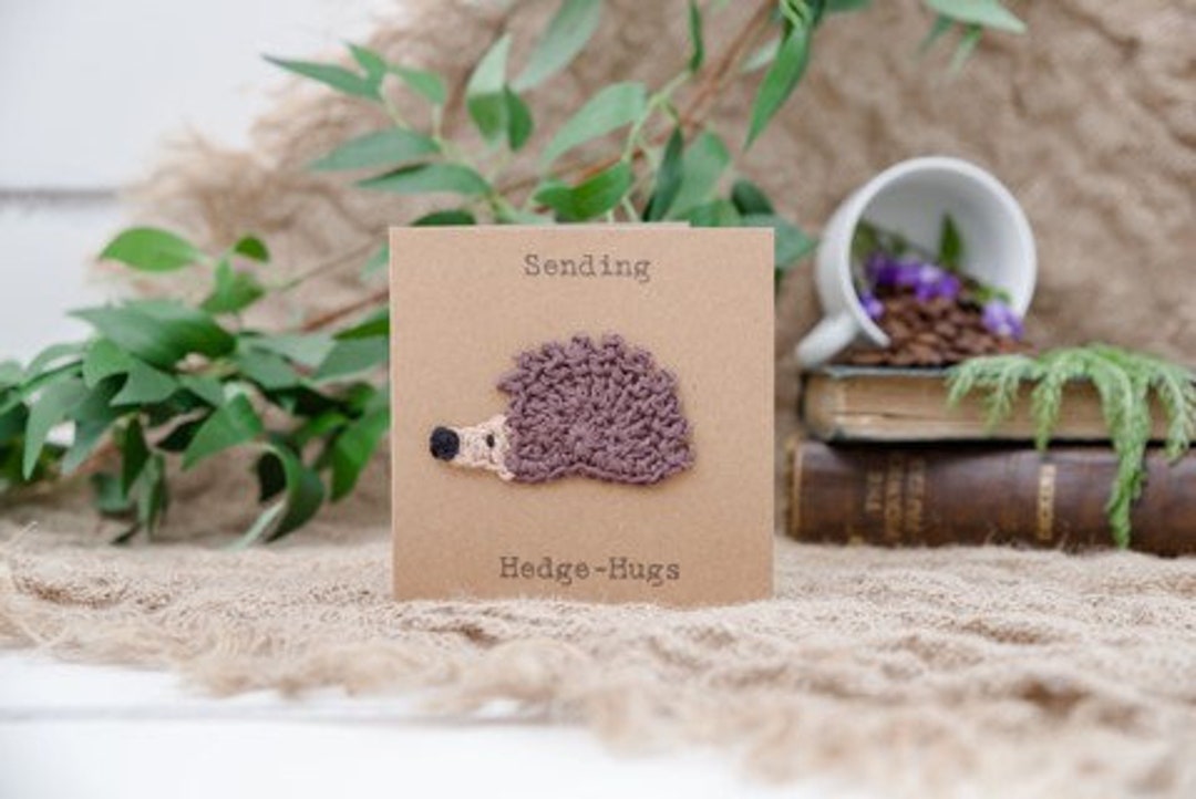 Sending Hedge Hugs, Get Well Soon Card, Hedgehugs Card, Handmade Card ...