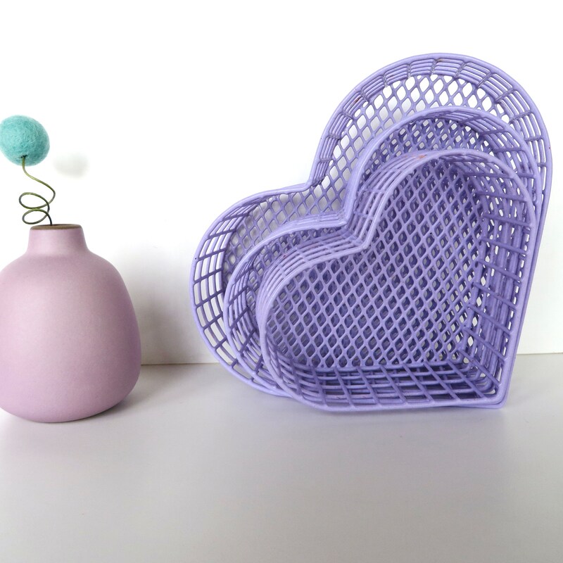 Wire Heart Basket - Etsy