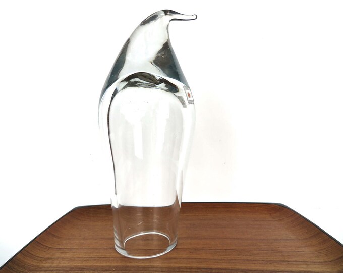 Large Blenko Glass Penguin, Rare Don Shepherd Blown Glass Art Design ...