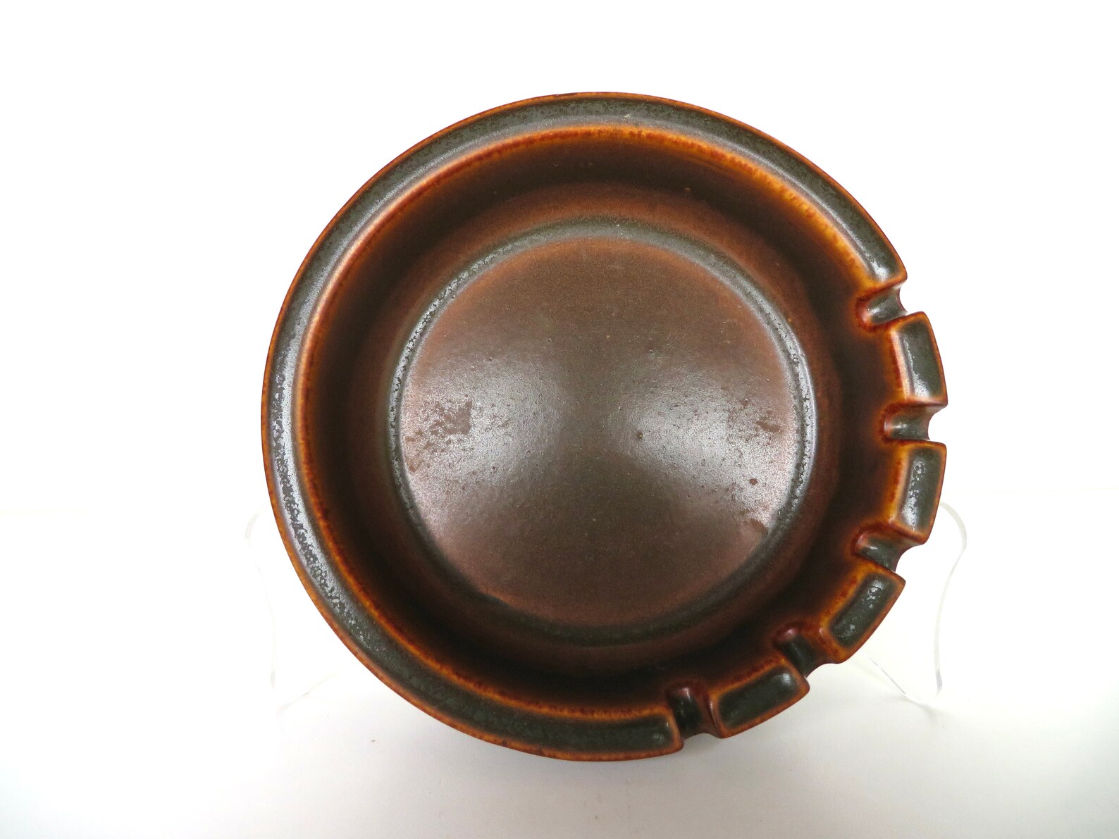Vintage Arabia Finland Large 6 1/2" Ruska Ashtray, Rustic Modern ...