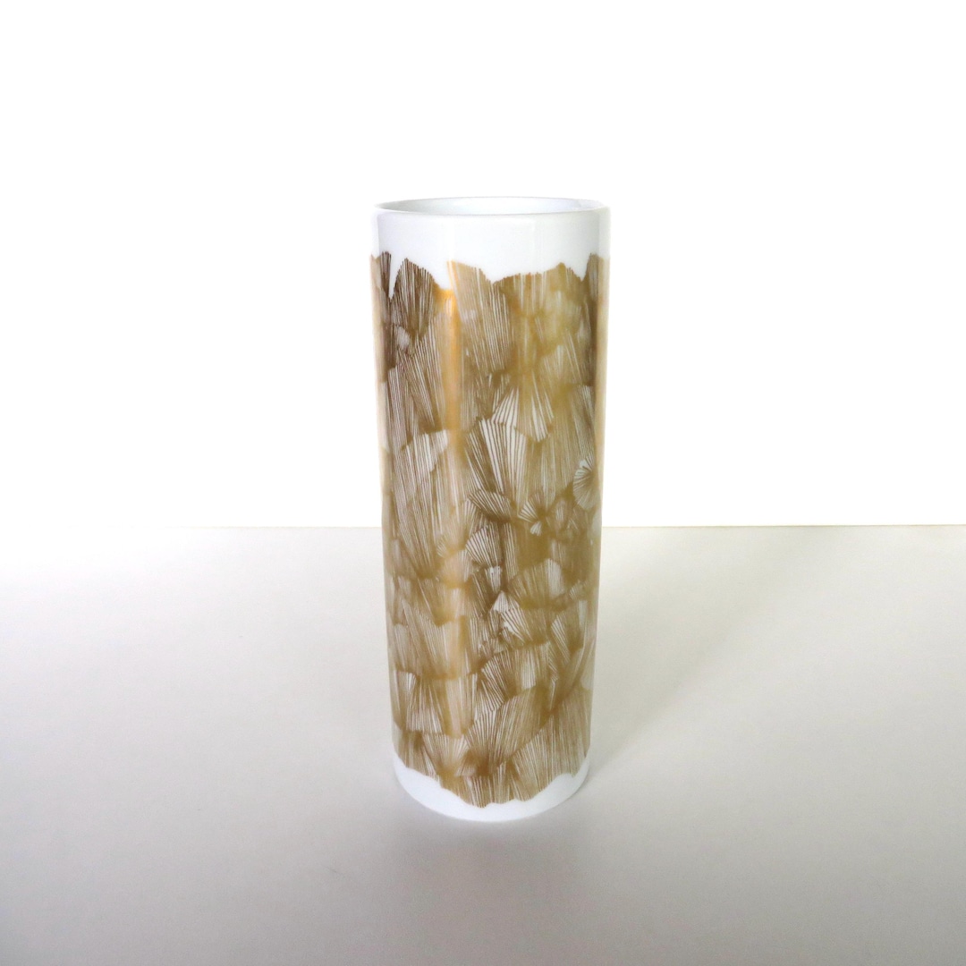Vintage Rosenthal Studio Linie Porcelain Vase With Abstract Gold ...