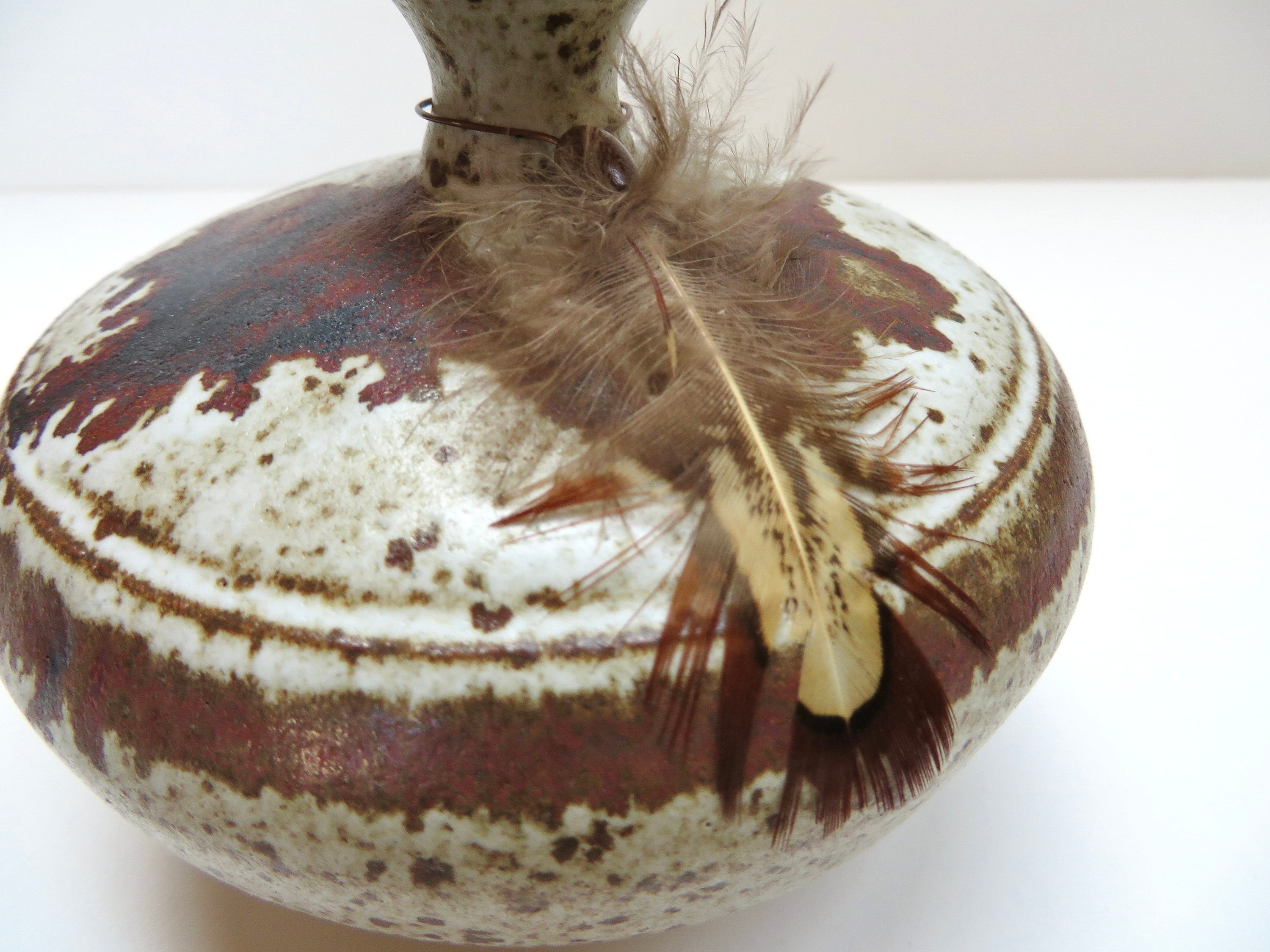 Vintage Roger Butler Feather River Weed Pot, Mid Century Modern Studio ...