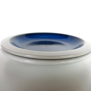 2 Vintage Heath Ceramics Opal Moonstone Salad Plates, Edith Heath Rim ...