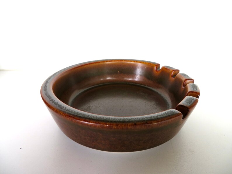 Vintage Arabia Finland Large 6 1/2" Ruska Ashtray, Rustic Modern ...