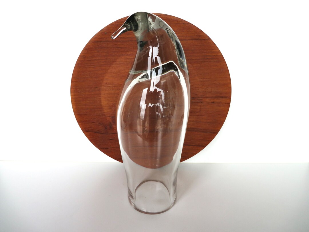 Large Blenko Glass Penguin 2080L by Don Shepherd, Minimalist Glass ...