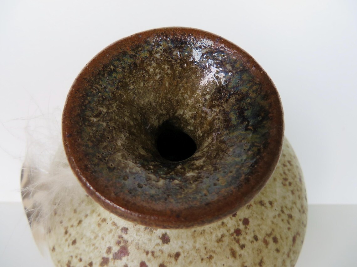 Vintage Roger Butler Feather River Weed Pot, Mid Century Modern Studio ...