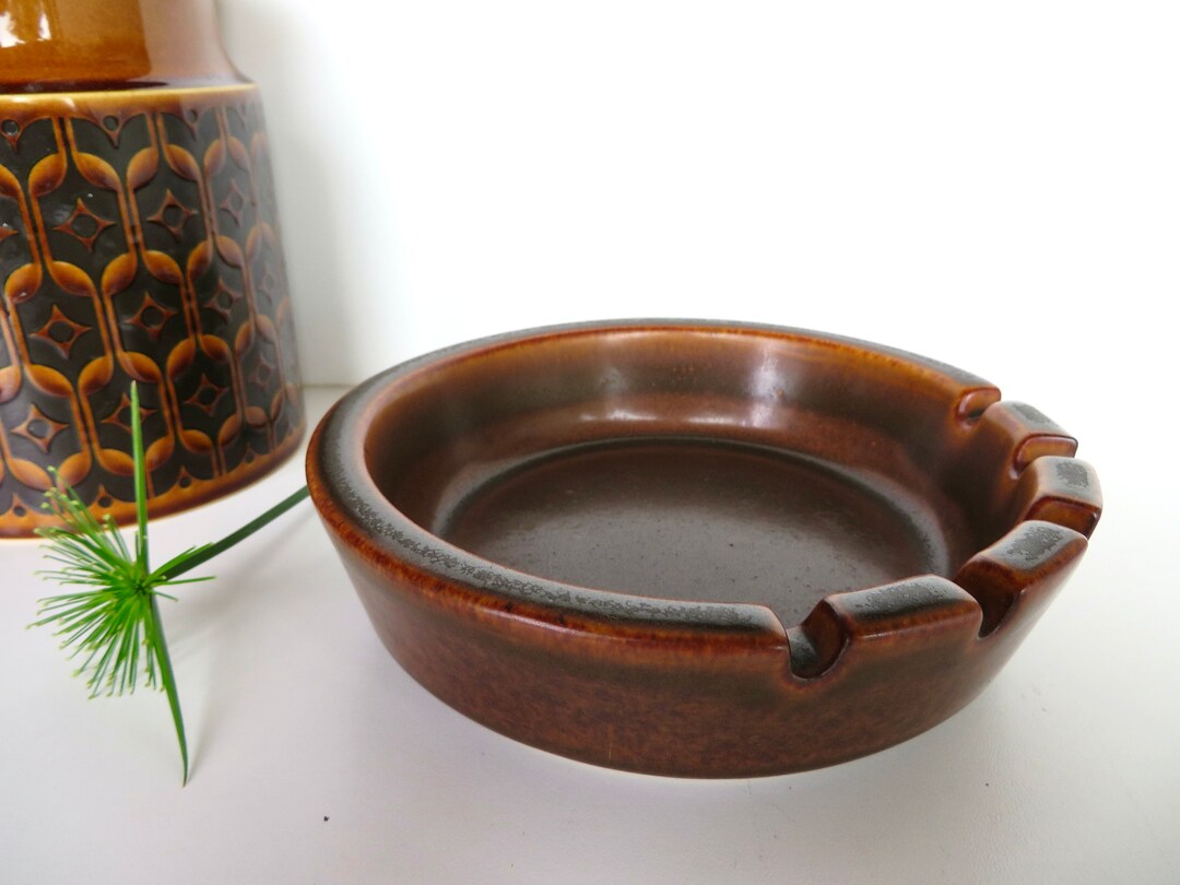 Vintage Arabia Finland Large 6 1/2" Ruska Ashtray, Rustic Modern ...