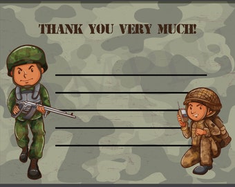 Military thank you | Etsy