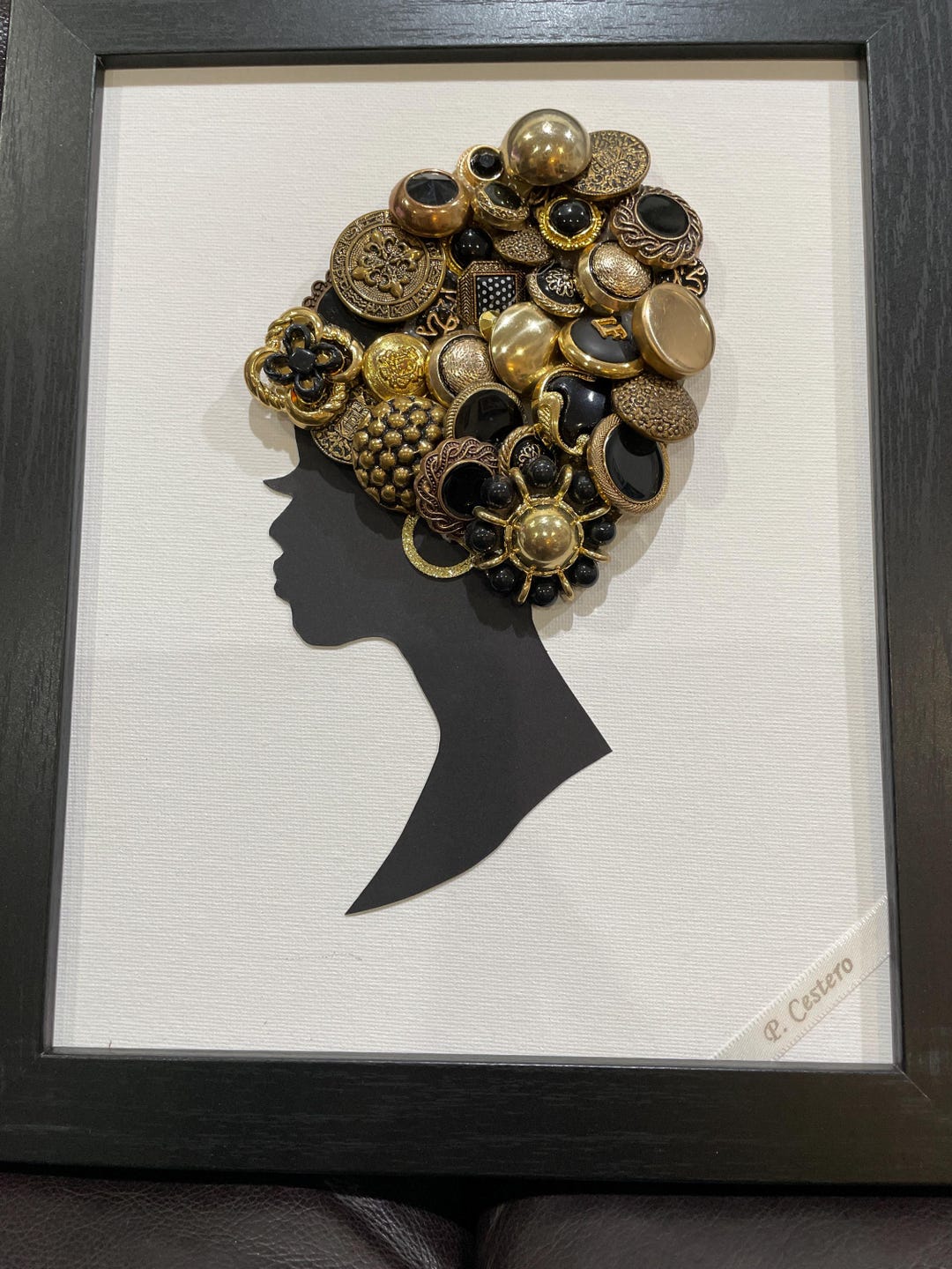 African Art, Tribal Art, Button Art, Wall Decor, African Wall Art ...