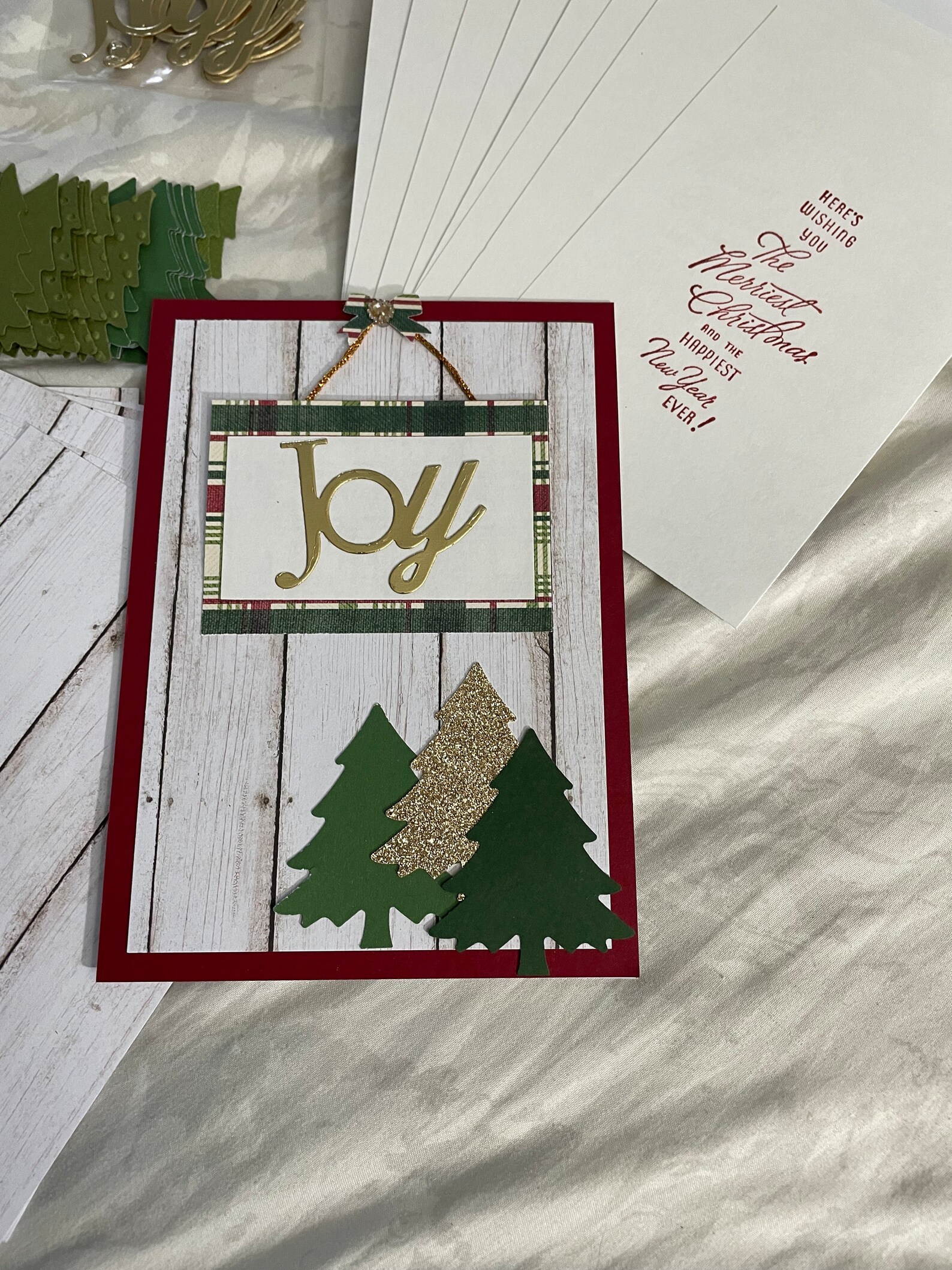 DIY Card Kit, Card Making ,10 Holiday DIY Cards, Christmas Card Making ...