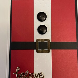 DIY Santa Card Kit,christmas 10 Total, Handmade Santa Cards Merry ...