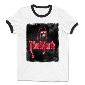 Nadja's Vampire Nightclub Graphic Shirt Unisex Ringer or 3/4 Baseball ...