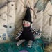 Witch Doll Hildy and Whooey Owl Folk Art Dolls - Etsy