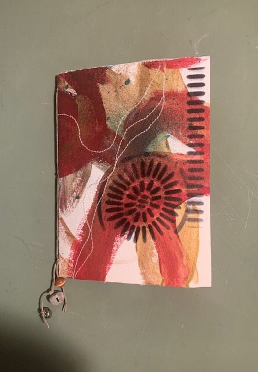 Handmade Pamphlet Sketch or Journal Book With Beads - Etsy