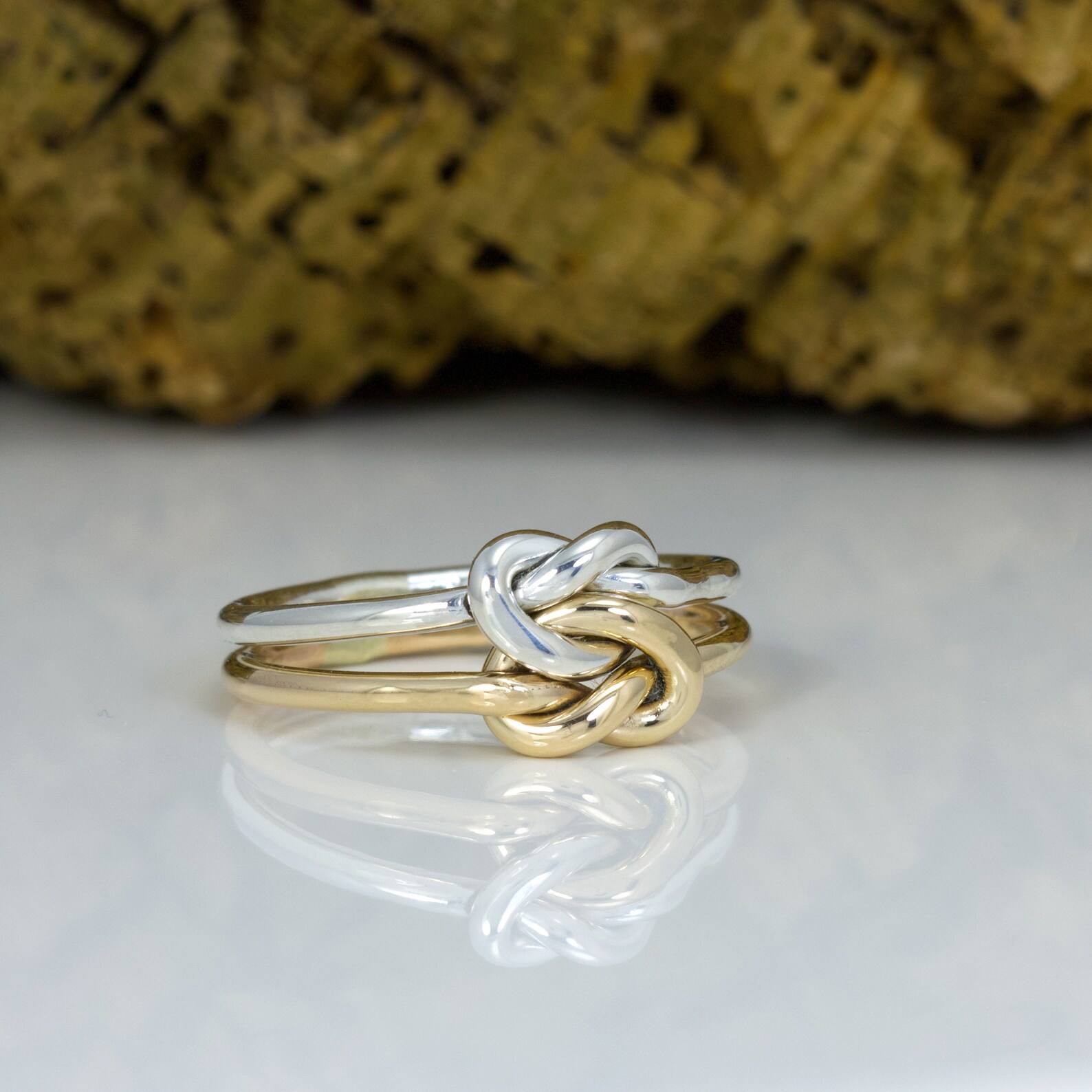 Big Love Knot Love Knot Ring Knot Ring Sterling Silver | Etsy