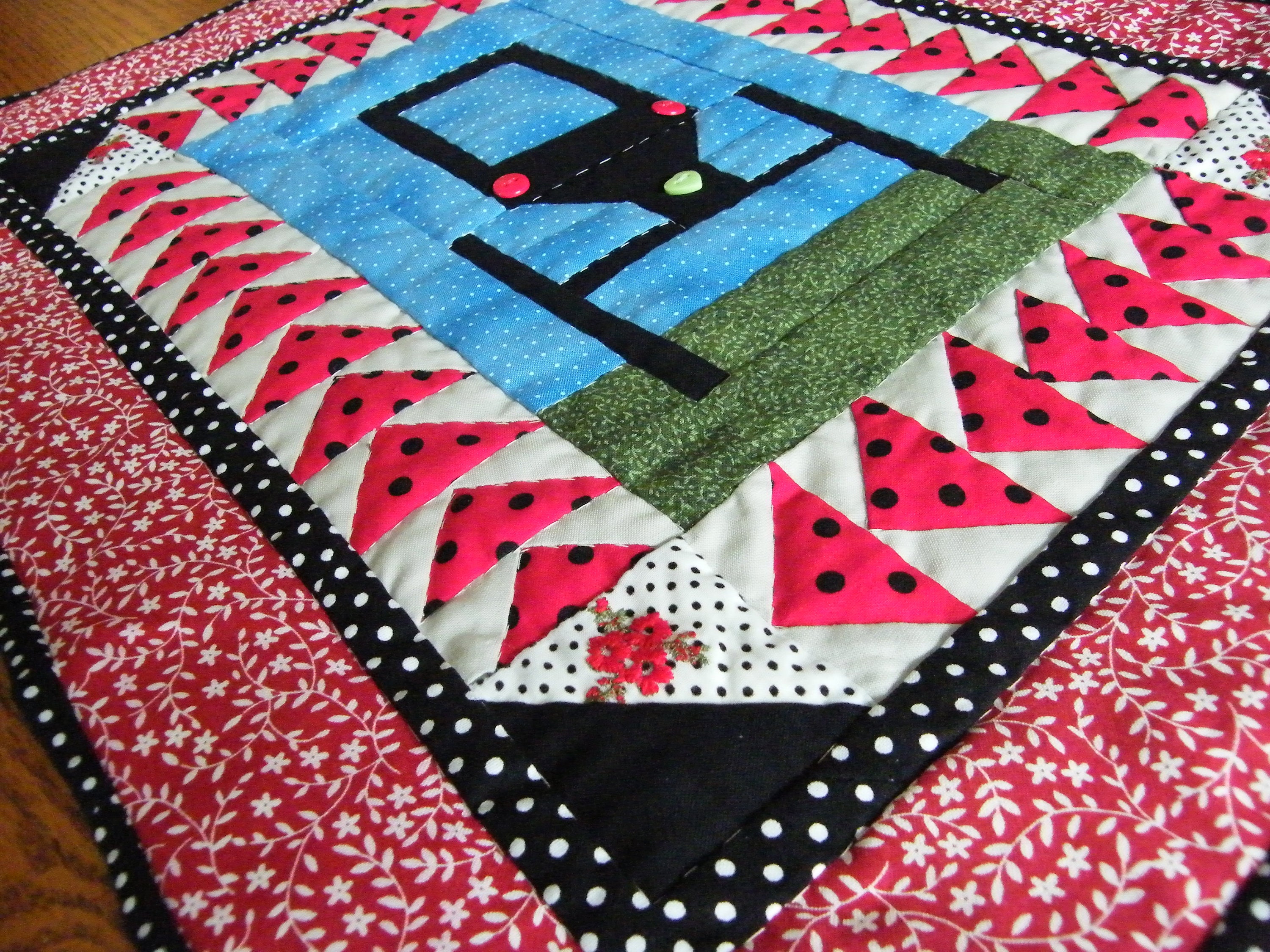 Quilted Amish Buggy Wall Hanging, Rustic Amish Wall Quilt, Primitive ...