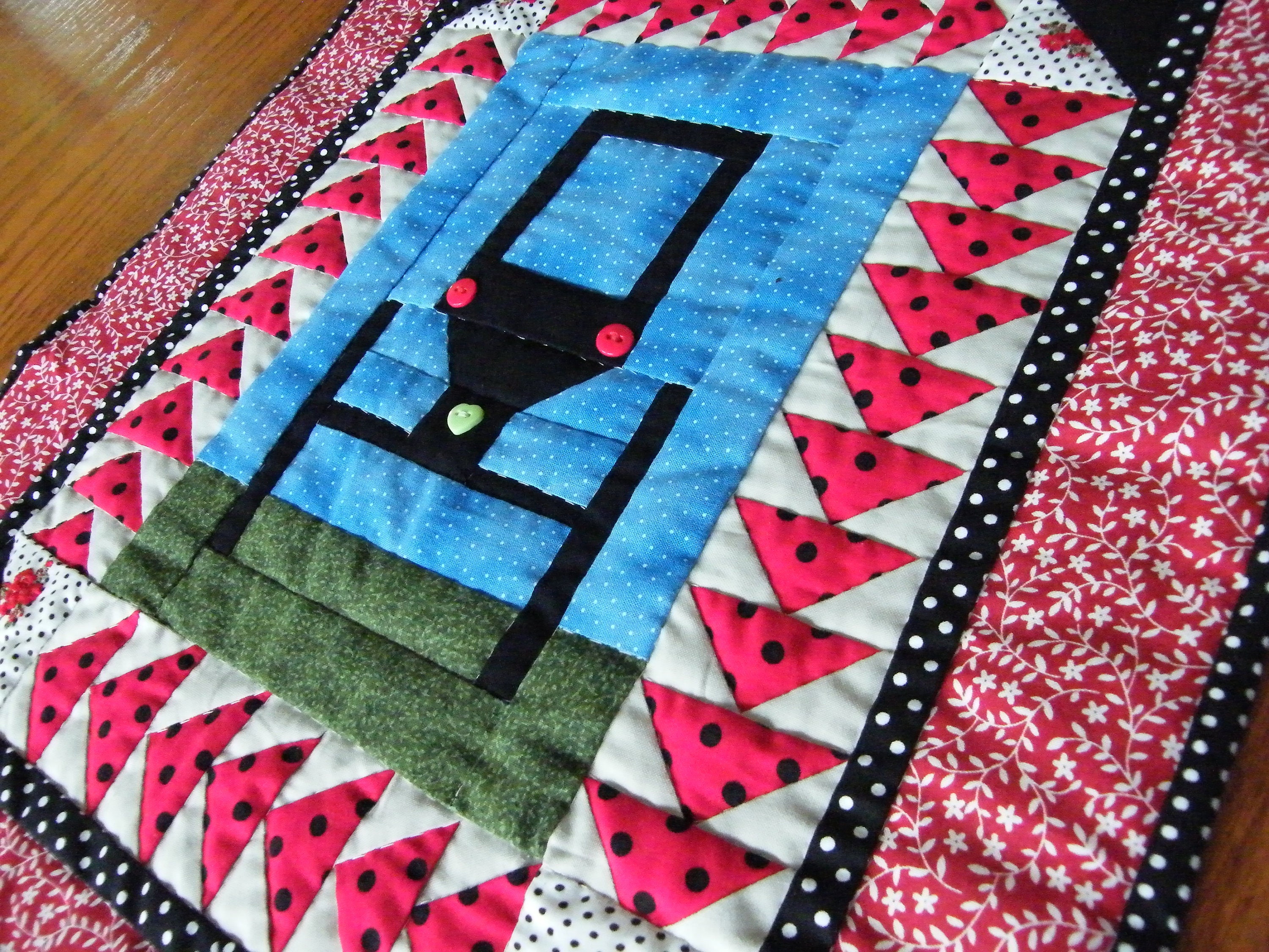 Quilted Amish Buggy Wall Hanging, Rustic Amish Wall Quilt, Primitive ...