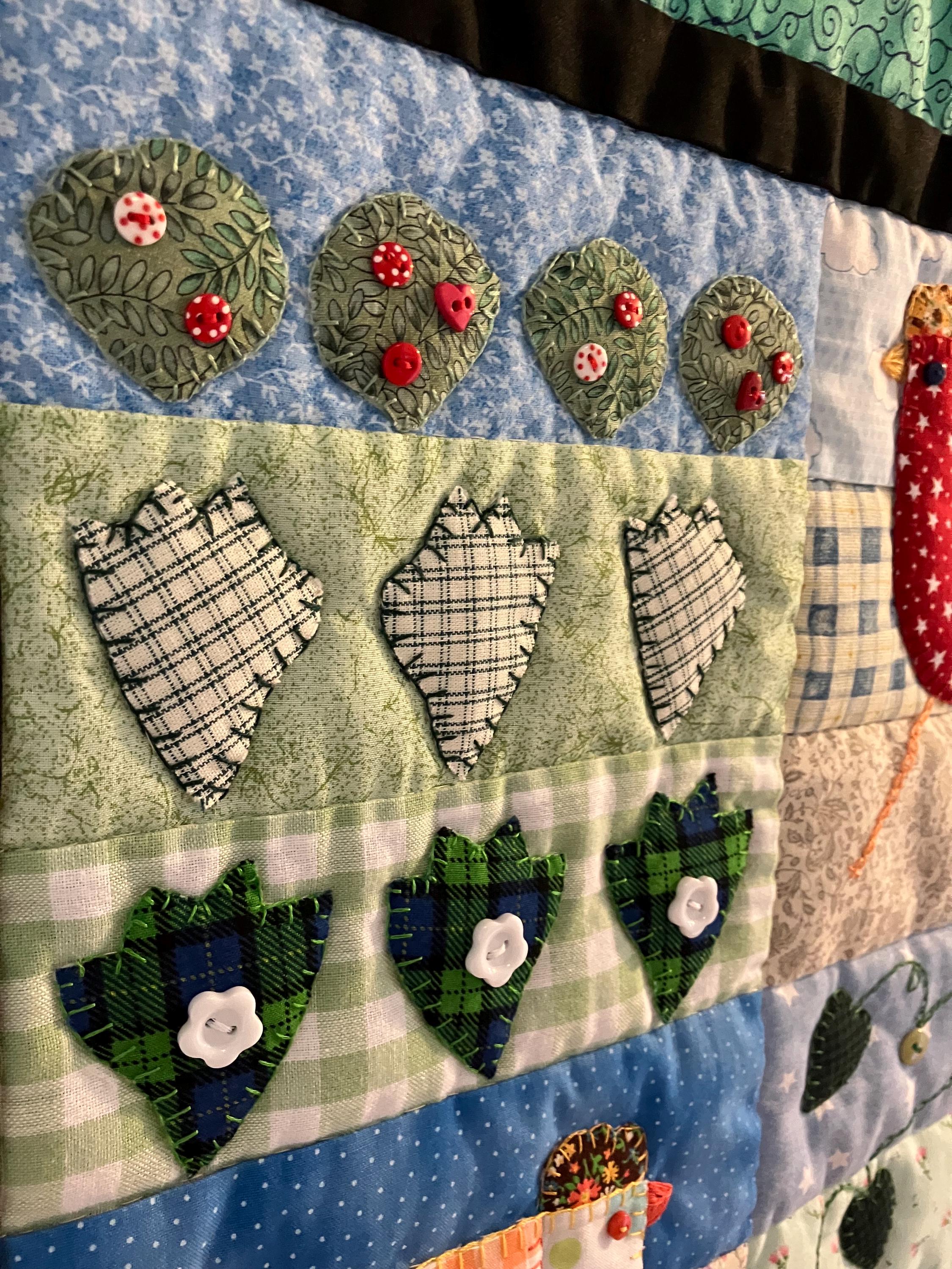 Hand Quilted Chicken Wall Hanging, Primitive Wall Quilt, Rustic ...