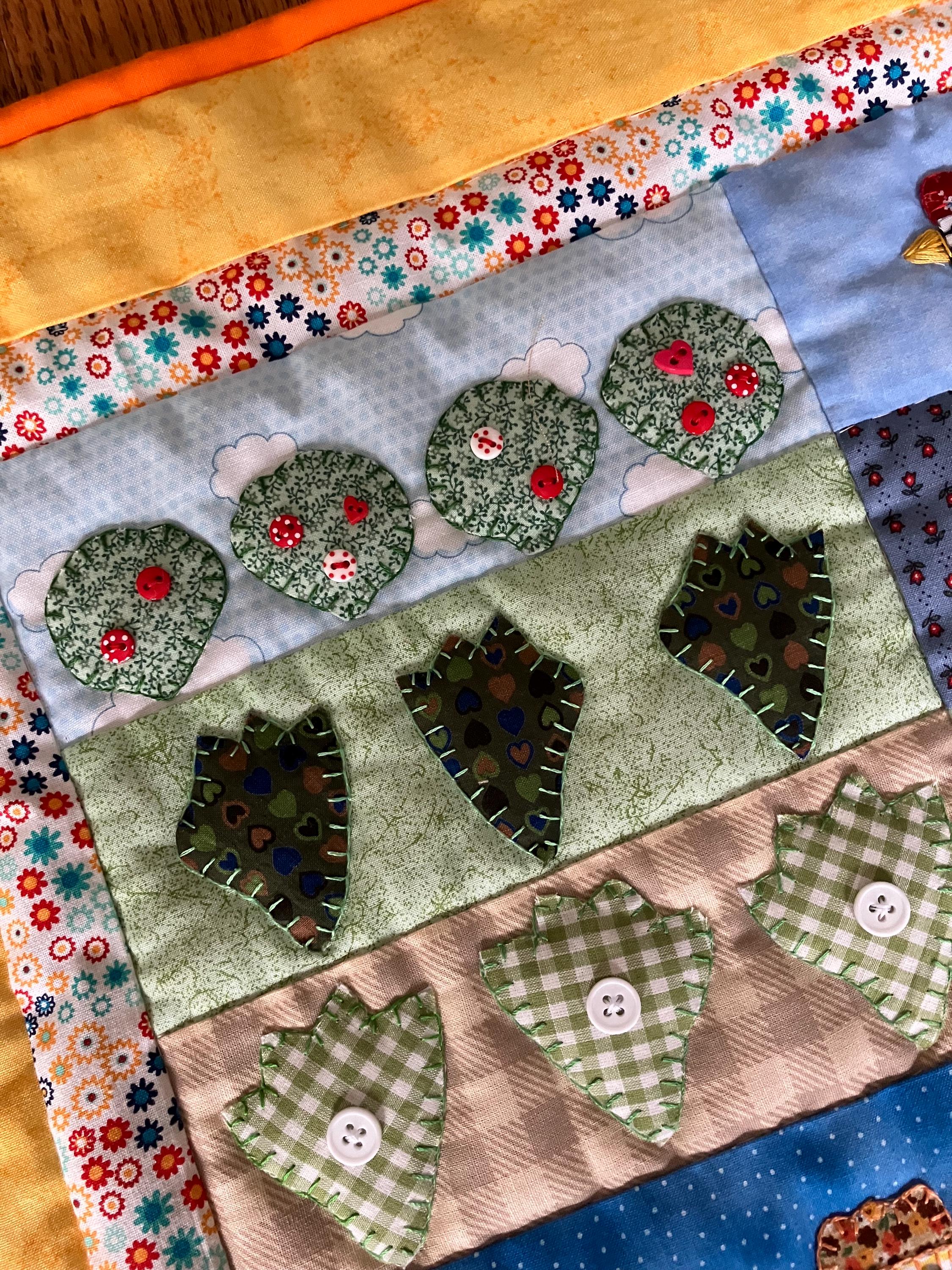 Hand Quilted Chicken Wall Hanging, Primitive Wall Quilt, Rustic ...