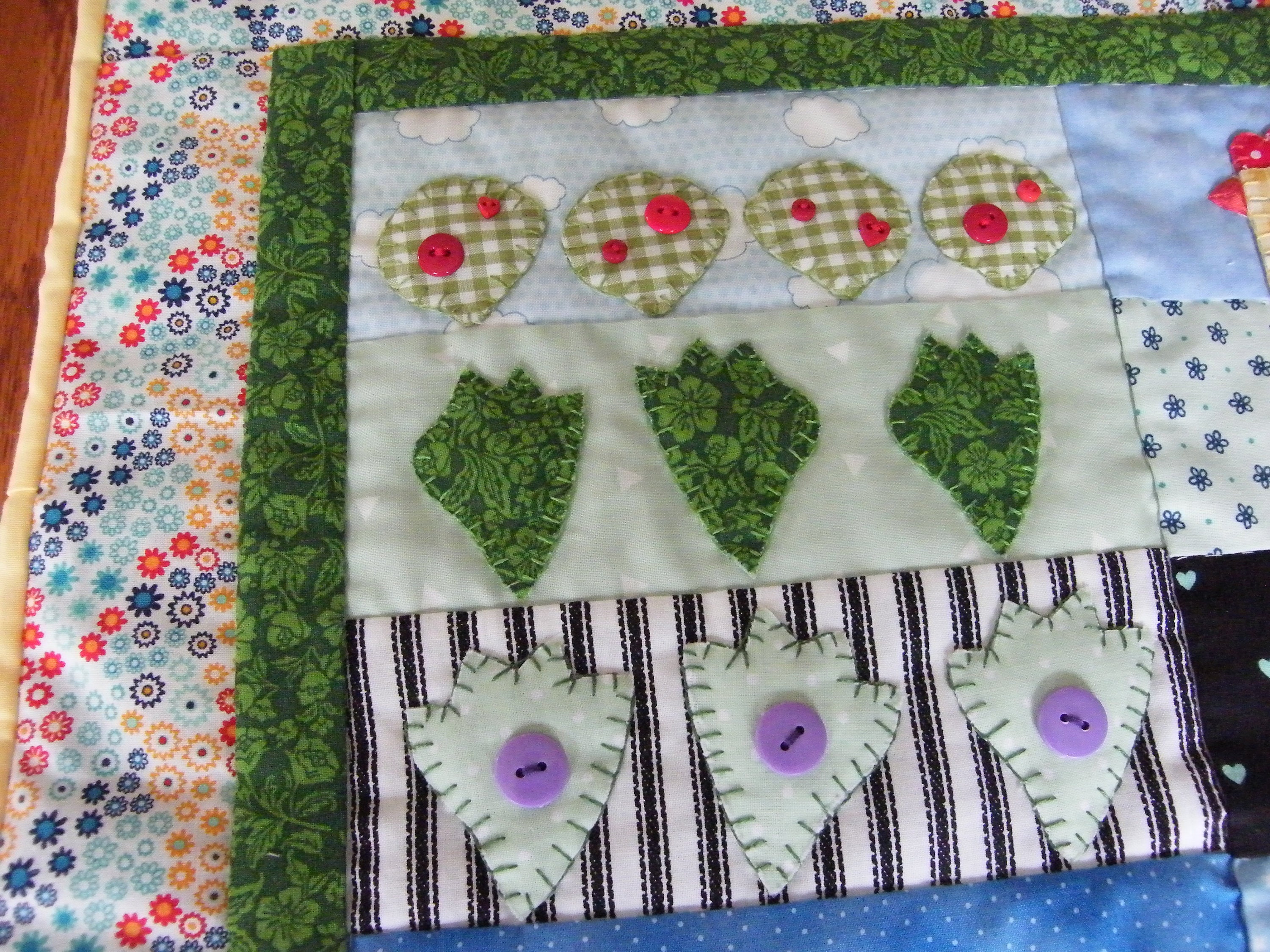 Hand Quilted Chicken Wall Hanging, Primitive Wall Quilt, Rustic ...