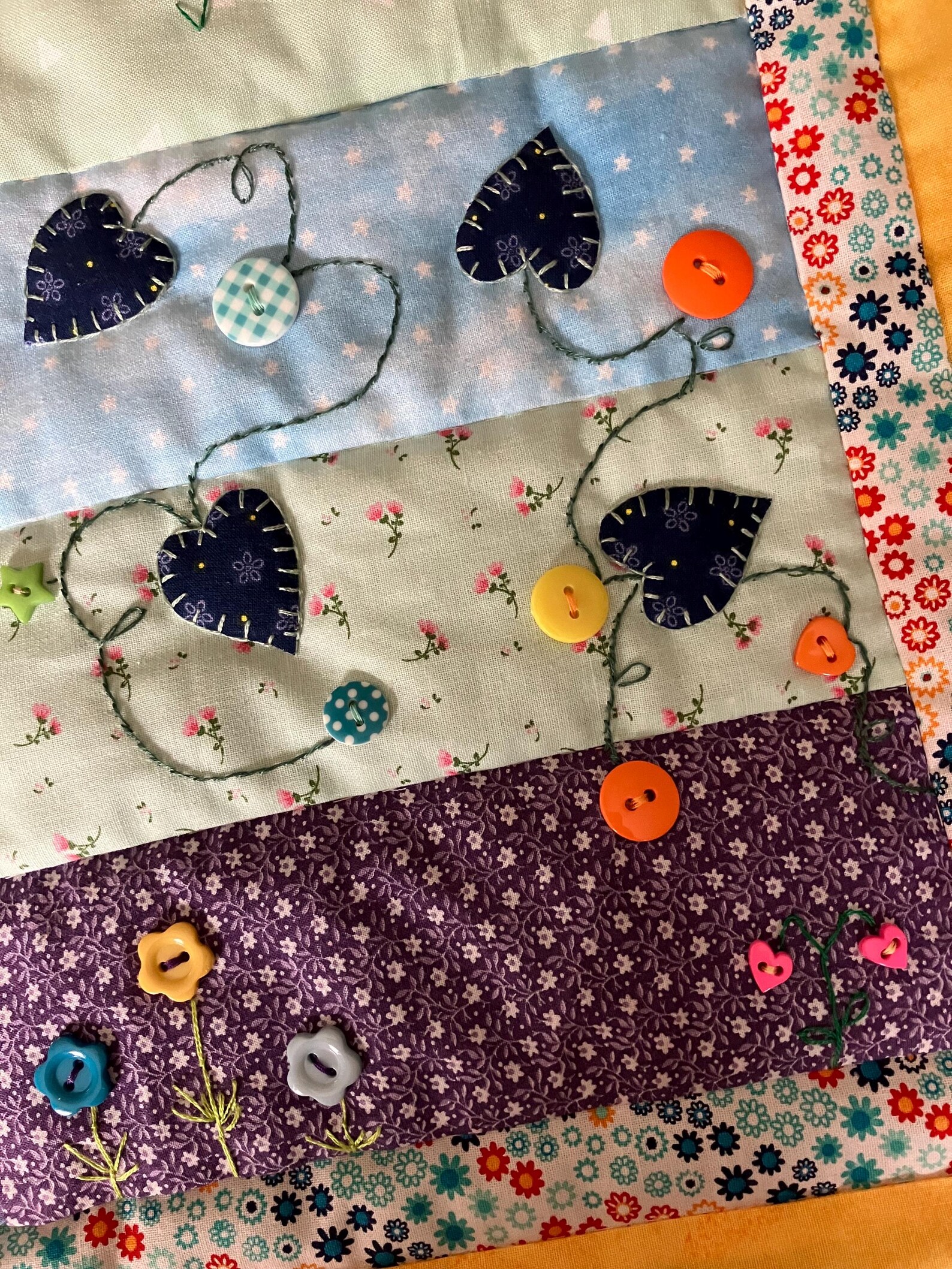 Hand Quilted Chicken Wall Hanging, Primitive Wall Quilt, Rustic ...