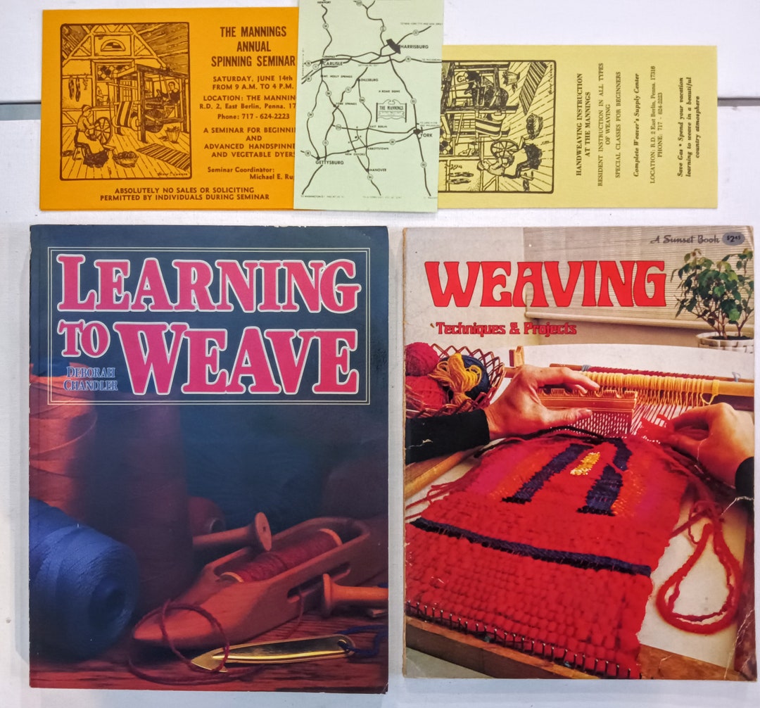 Vintage Weaving Book Set: Learning to Weave by Deborah Chandler ...