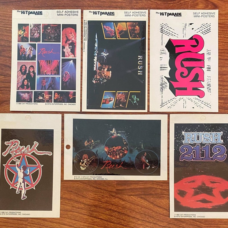 Rush Band Poster - Etsy