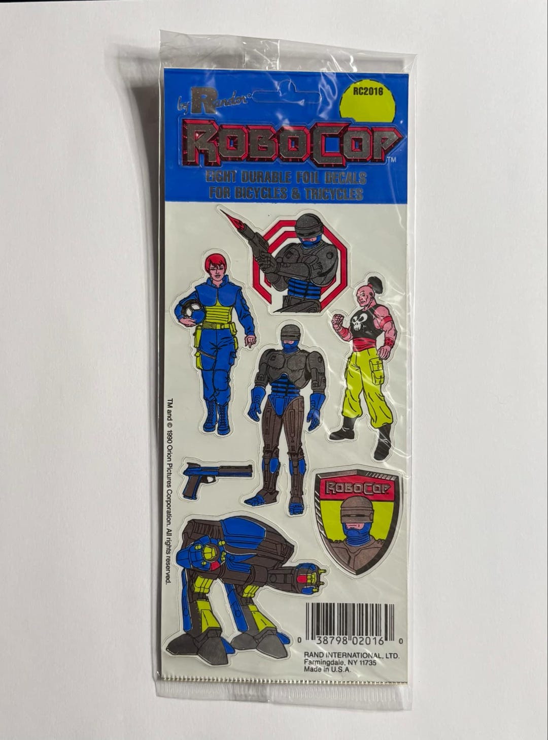 Vintage Robocop 1990 Foil Decals / Stickers - Etsy