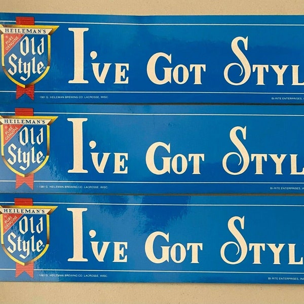 Vintage Bumper Stickers - Etsy