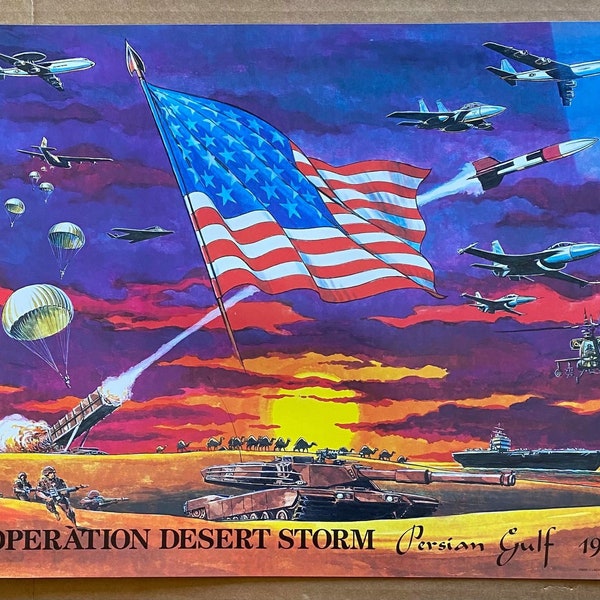 Desert Storm Poster - Etsy