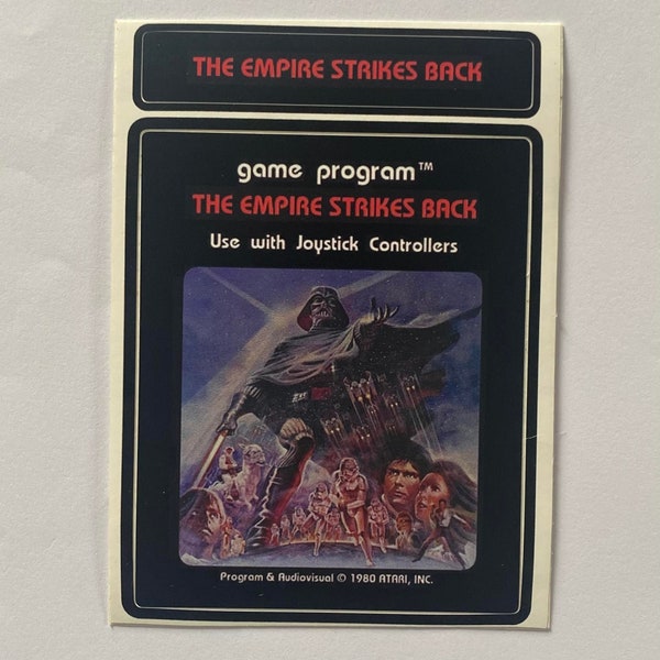 Atari 2600 Cartridge Label - Etsy