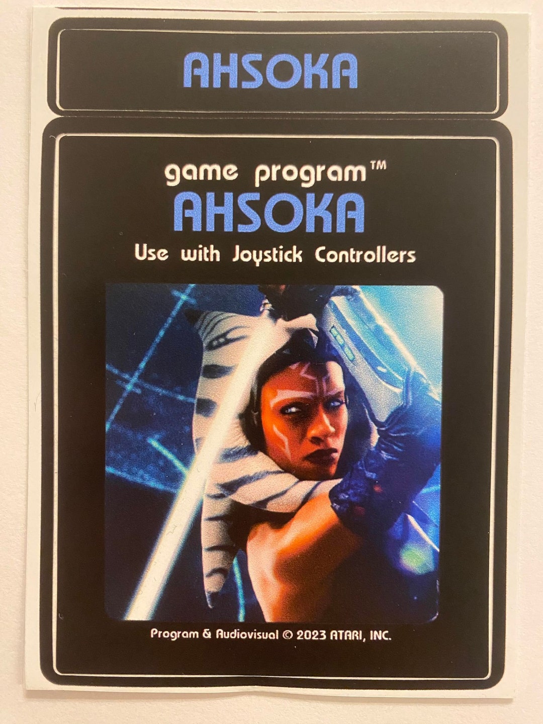 Custom Atari 2600 Star Wars: Ahsoka Video Game Cartridge Label - Etsy