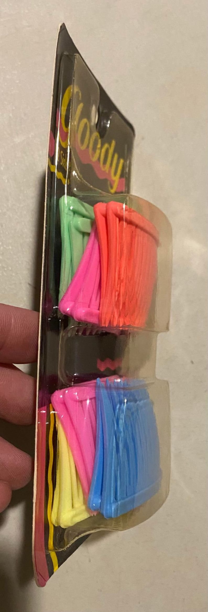 Vintage 1989 Goody Neon 12 Kant-slip Side Combs - Unused Old Stock ...