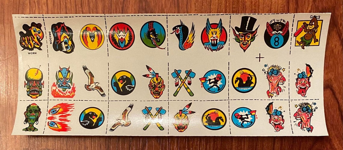 Vintage Sheet of Impko Water Decals Your Choice Old - Etsy