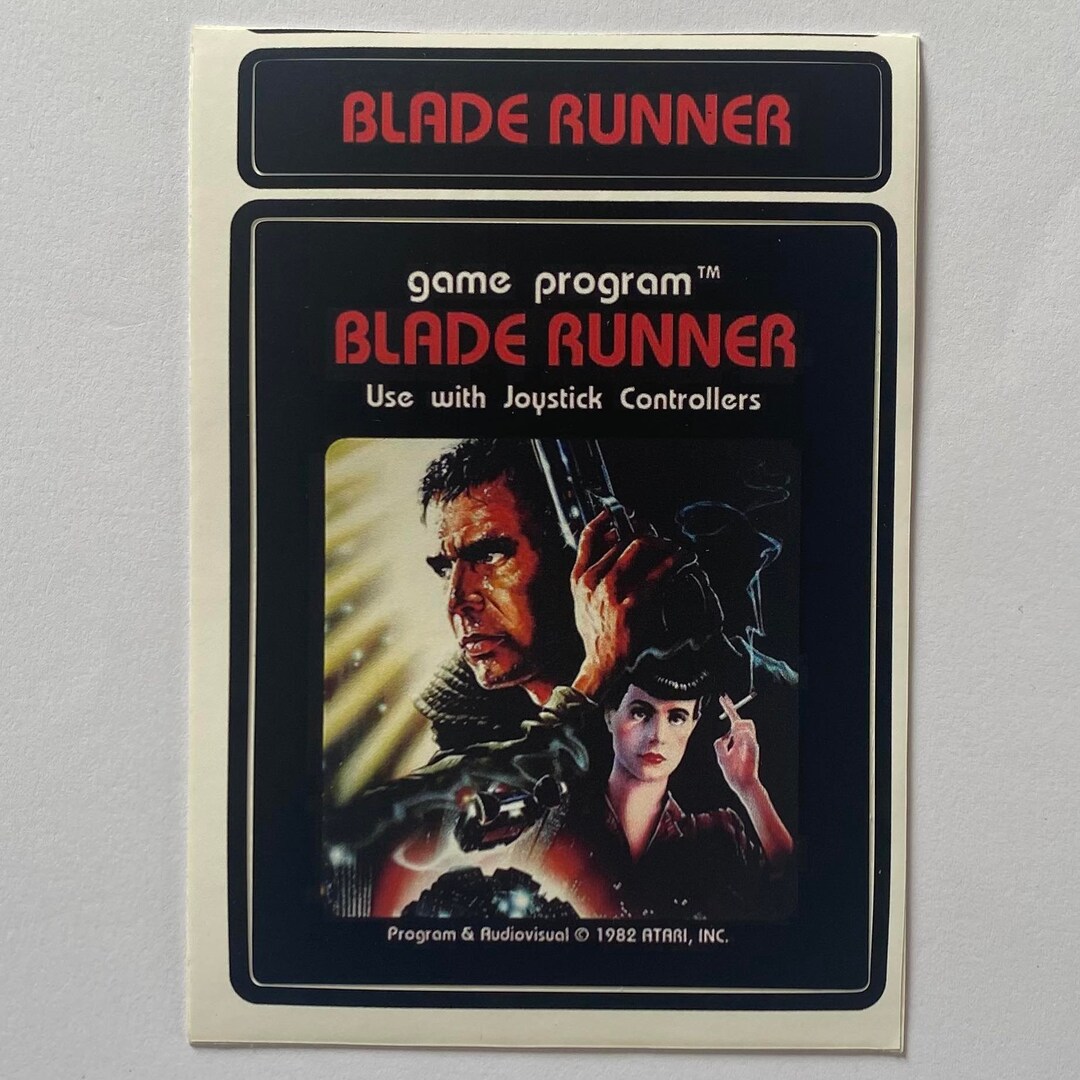 Custom Atari 2600 Blade Runner Video Game Cartridge Label - Etsy