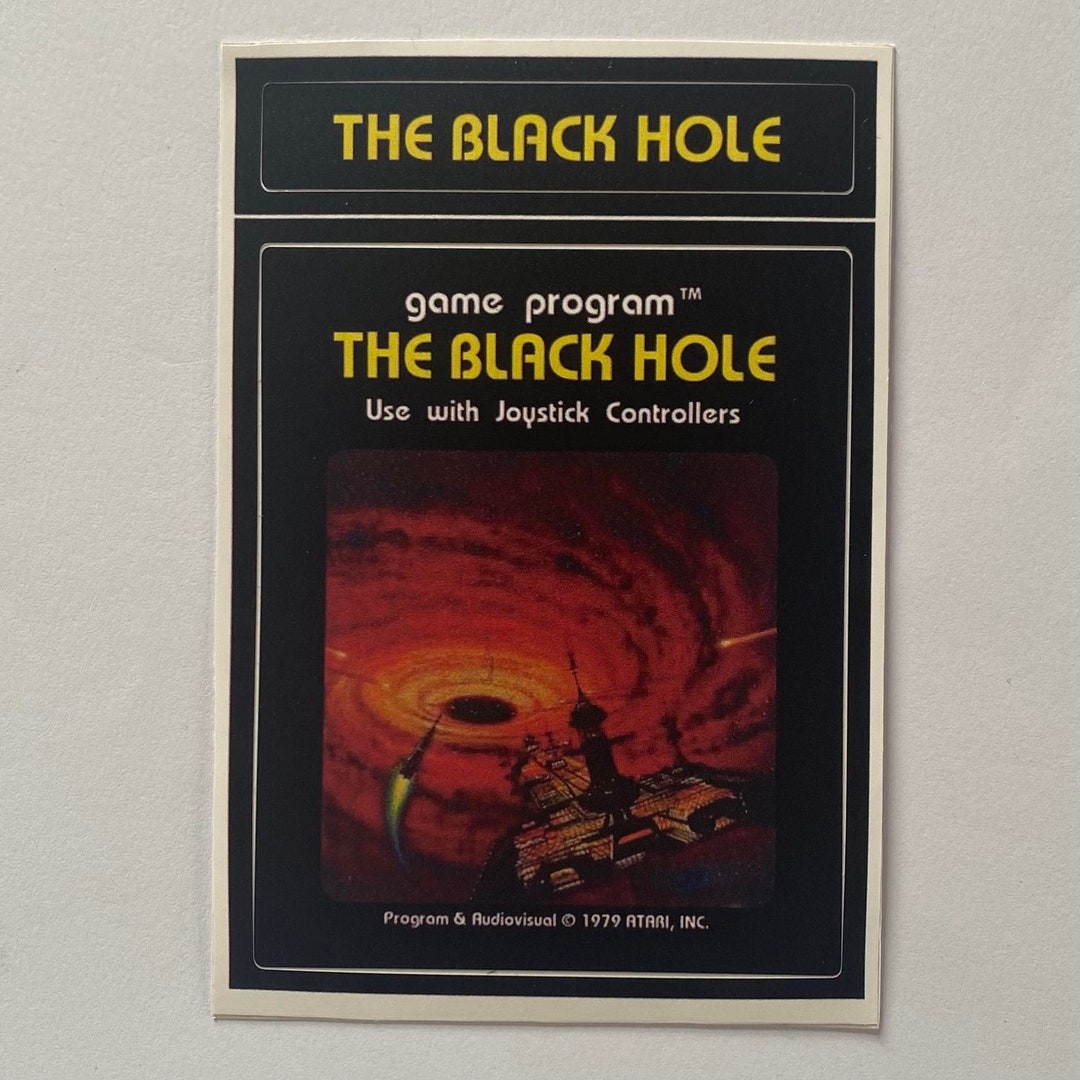 Custom Atari 2600 the Black Hole Video Game Cartridge Label - Etsy