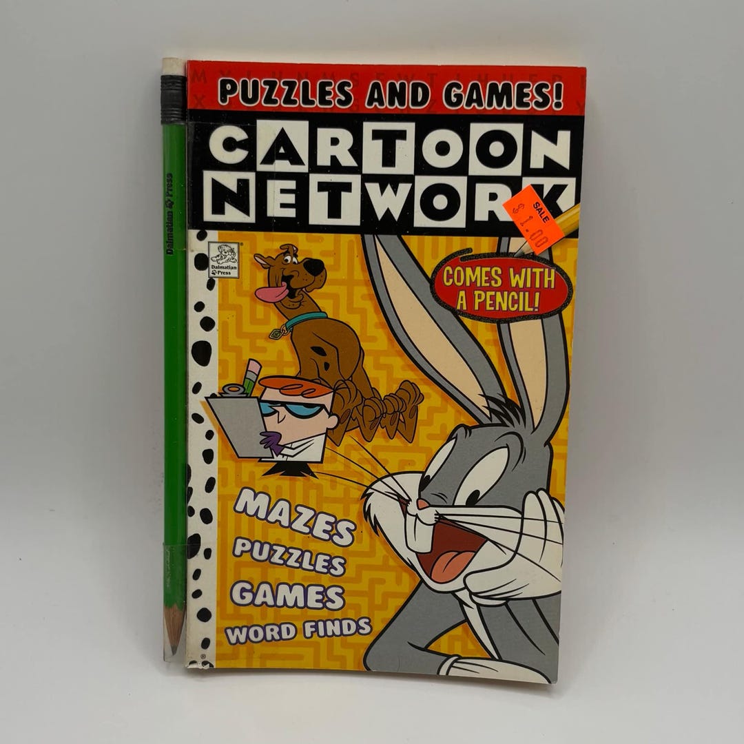 Cartoon Network Puzzles and Games Activity Book - Unused - Scooby-doo ...