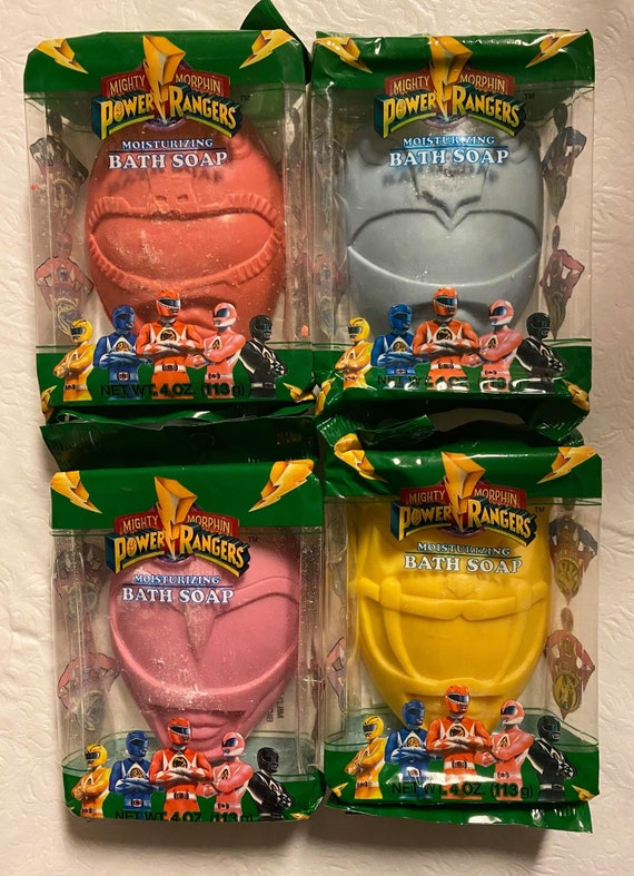 Mighty Morphin Power Rangers Bath Soap Set of 4 Colors 1994 | Etsy