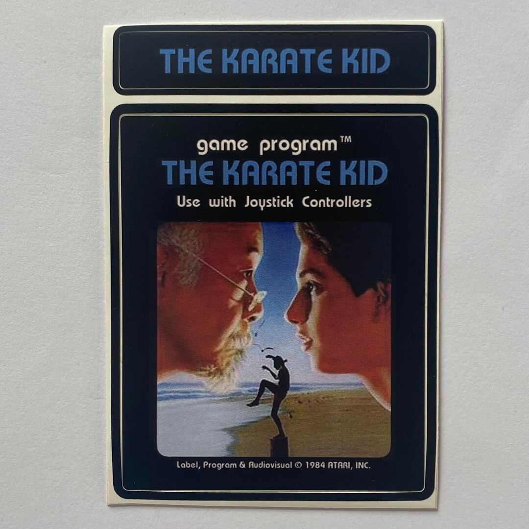 Custom Atari 2600 the Karate Kid Video Game Cartridge Label - Etsy