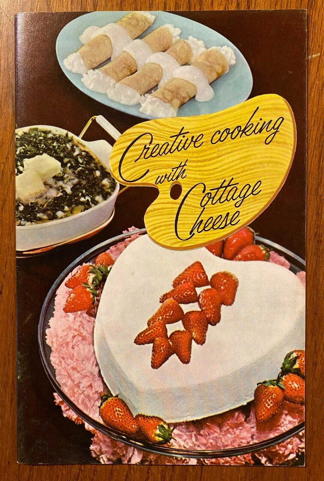 Vintage 1960s Creative Cooking With Cottage Cheese Book - Sanitary ...