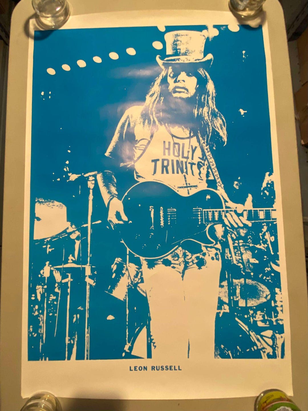 Vintage & Original Leon Russell Holy Trinity 23 X 35 Poster Old Store ...