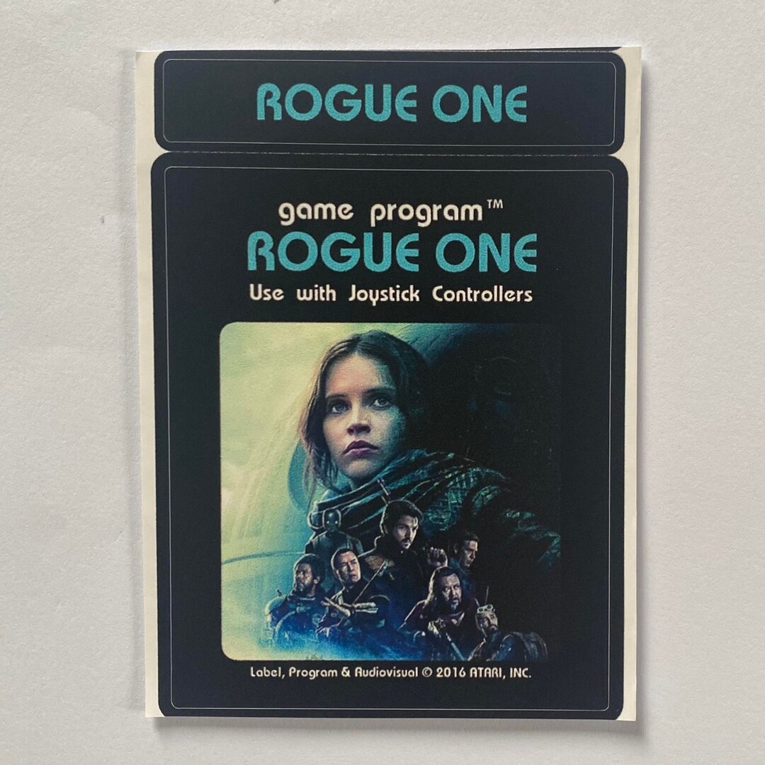 Custom Atari 2600 Star Wars: Rogue One Video Game Cartridge Label - Etsy