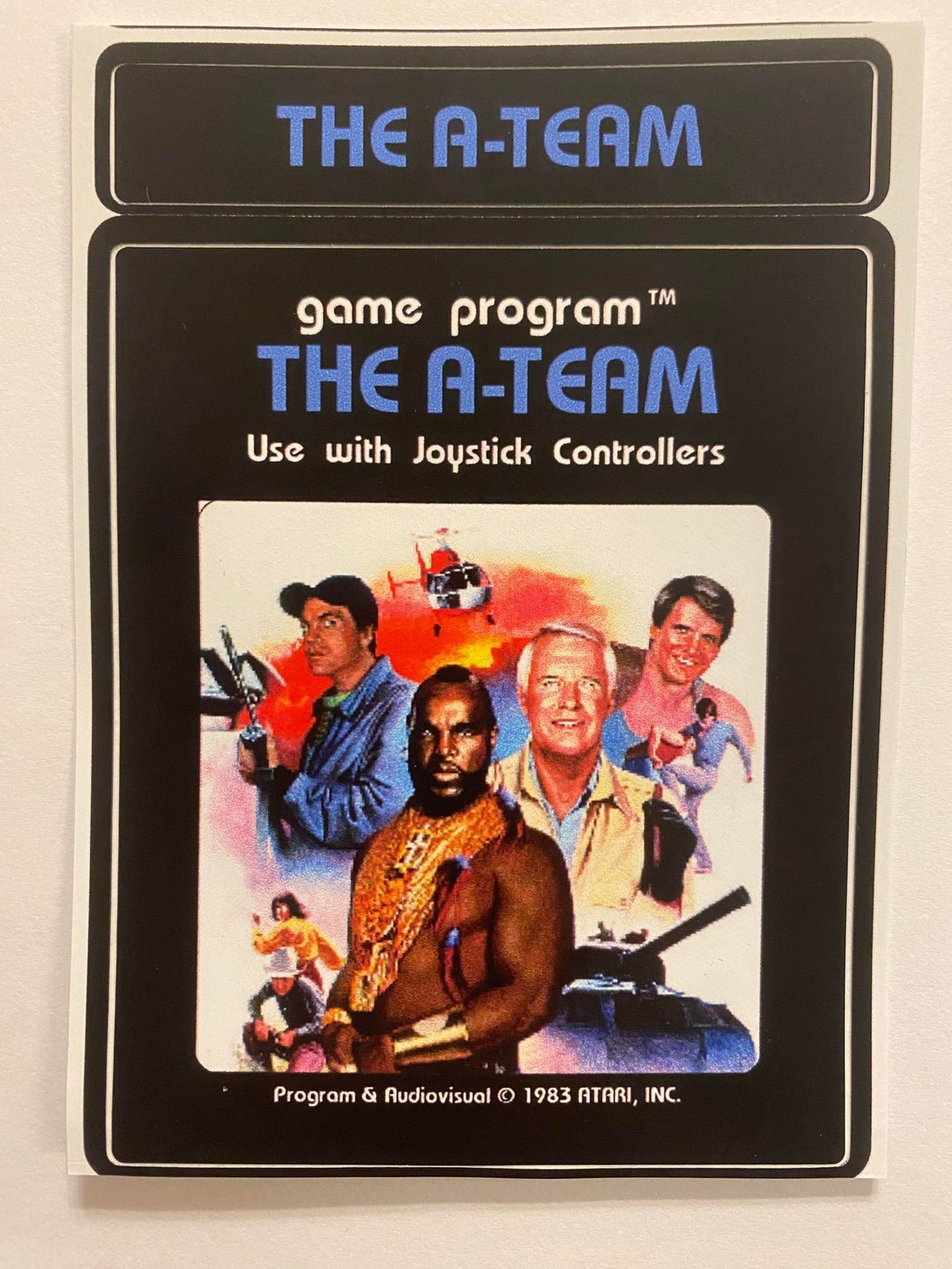Custom Atari 2600 the A-team Video Game Cartridge Label - Etsy