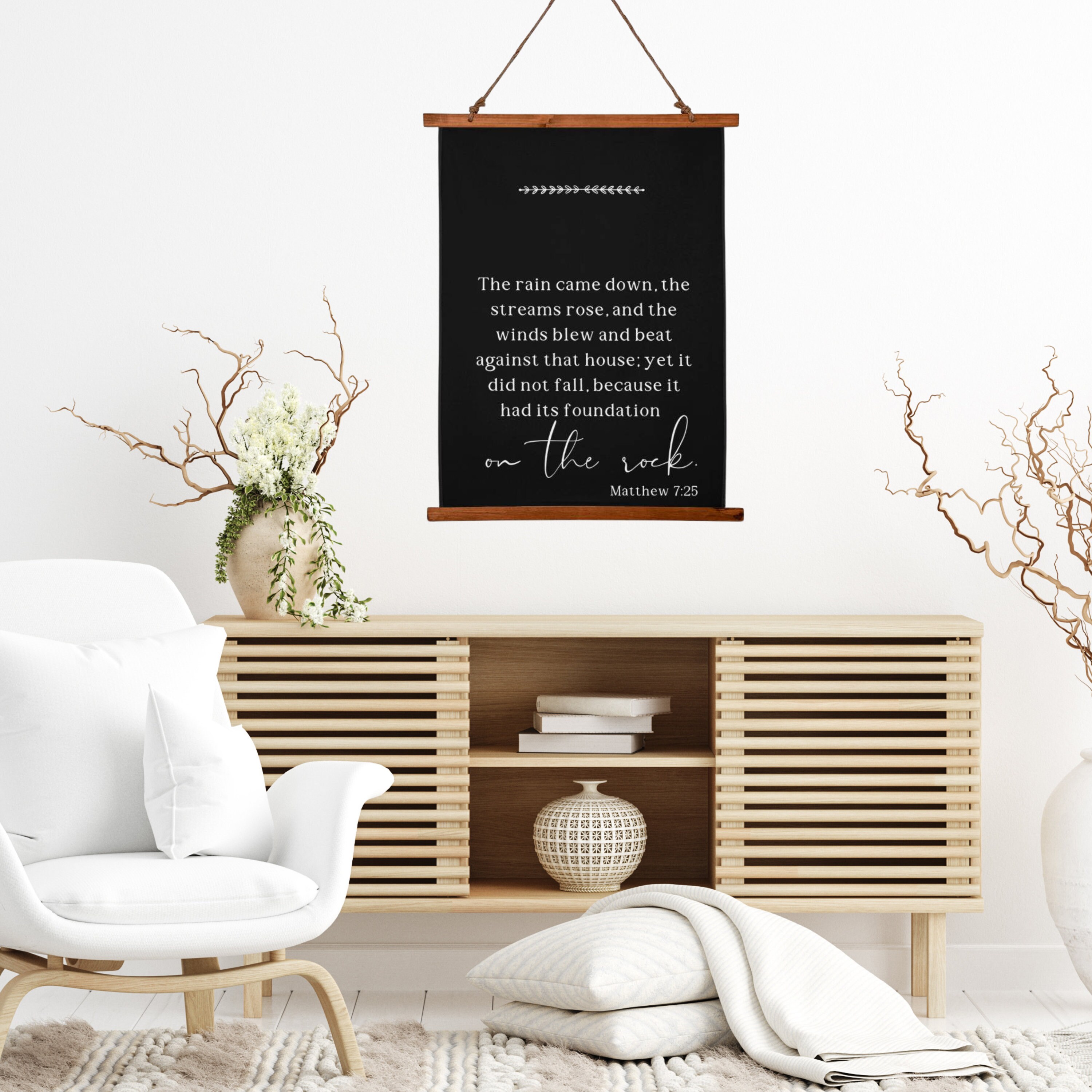 Christian Wall Art Farmhouse Style Wall Decor Bible Verse Prints Decor ...