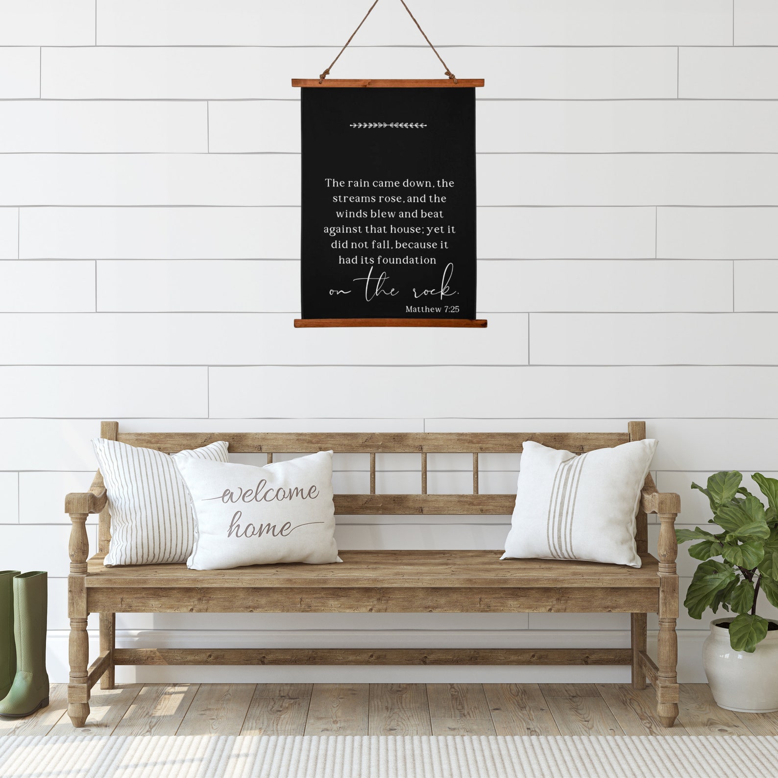 Christian Wall Art Farmhouse Style Wall Decor Bible Verse Prints Decor ...