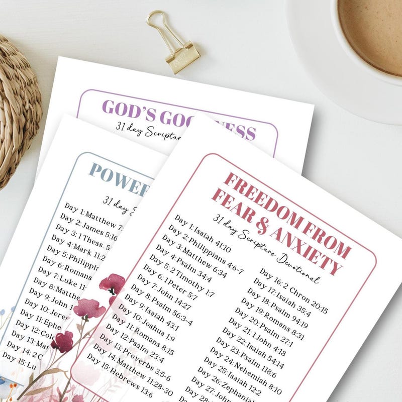Bible Writing Plan Cards - Etsy