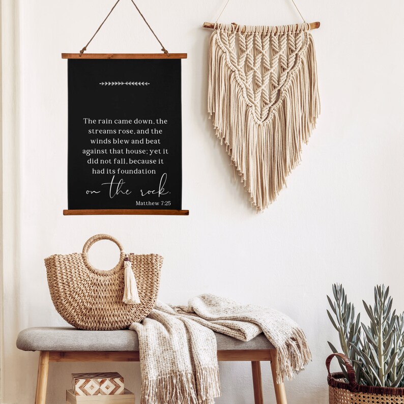 Christian Wall Art Farmhouse Style Wall Decor Bible Verse Prints Decor ...